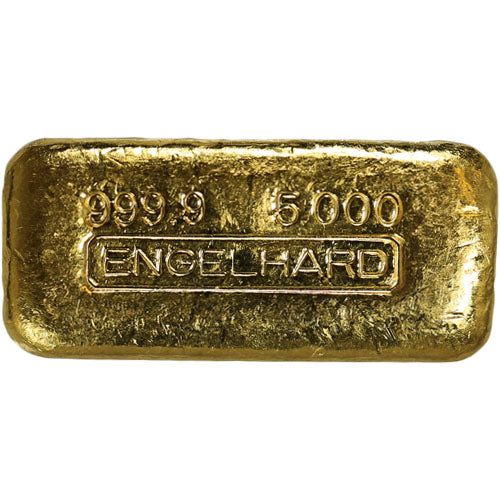 5 oz Engelhard Gold Bar | MintedMarket