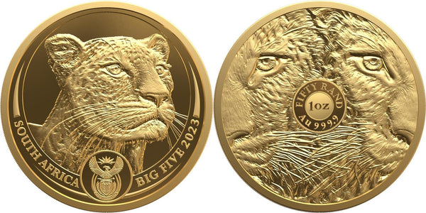 1 oz 50 Rand Leopard Gold Coin 2020 | MintedMarket