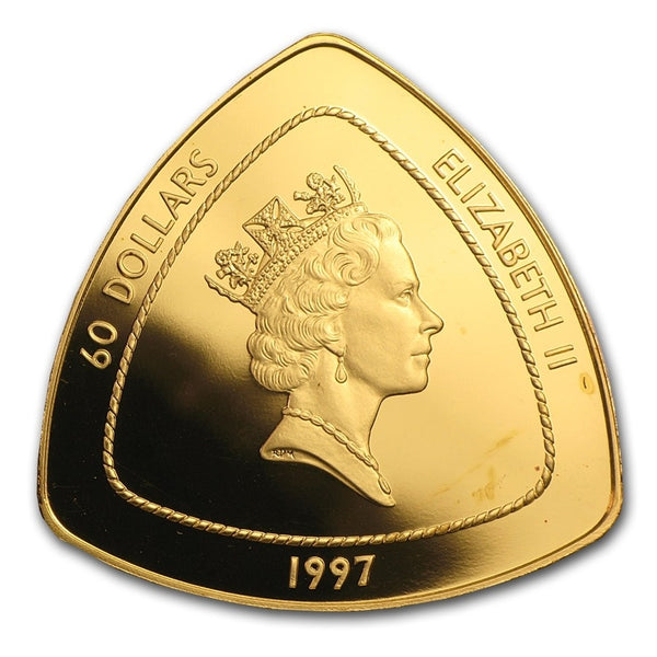 $60 Bermuda Triangle Gold Coin 1997 | MintedMarket