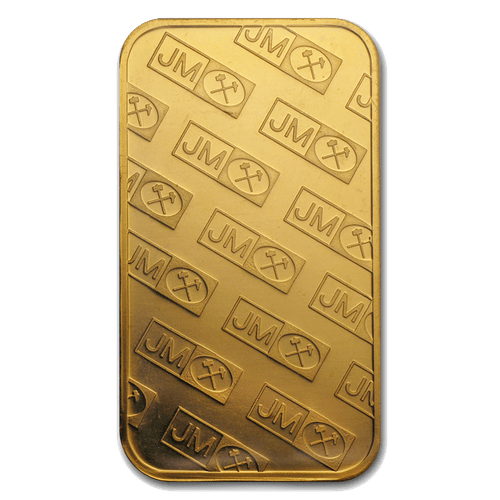 1 oz Johnson Matthey Gold Bar without Assay Card