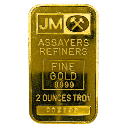 2 oz Johnson Matthey Gold Bar