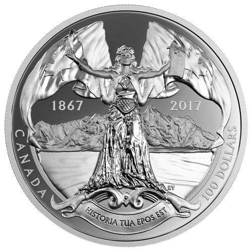$100 Historia Tua Epos Est Silver Coin 2017