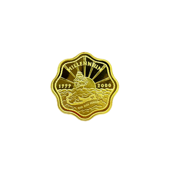 $20 Millennium Gold Coin Bermuda 2000